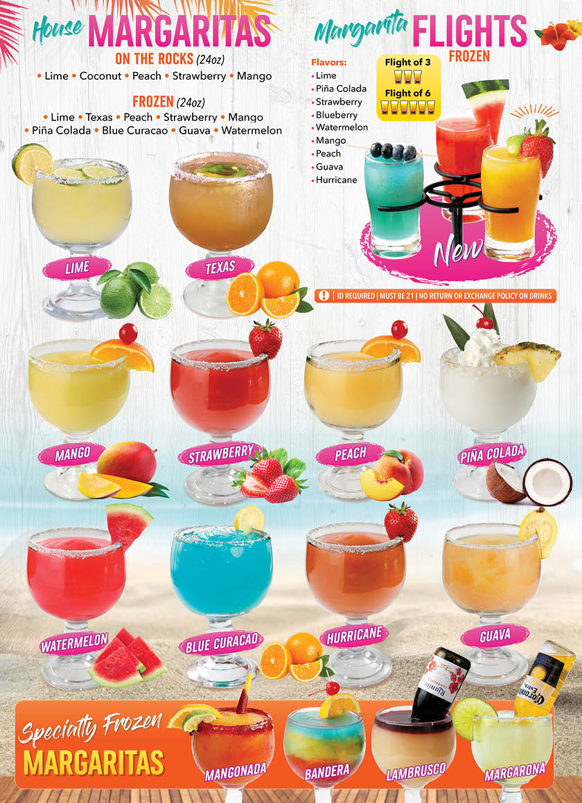 Menu – Monterrey Mexican Grill and Bar – Carrollton